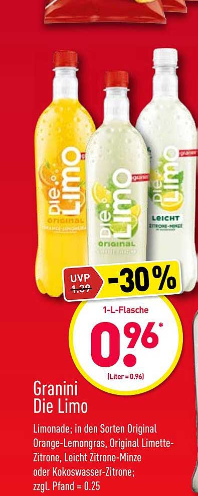 Granini Die Limo Angebot bei ALDI Nord - 1Prospekte.de