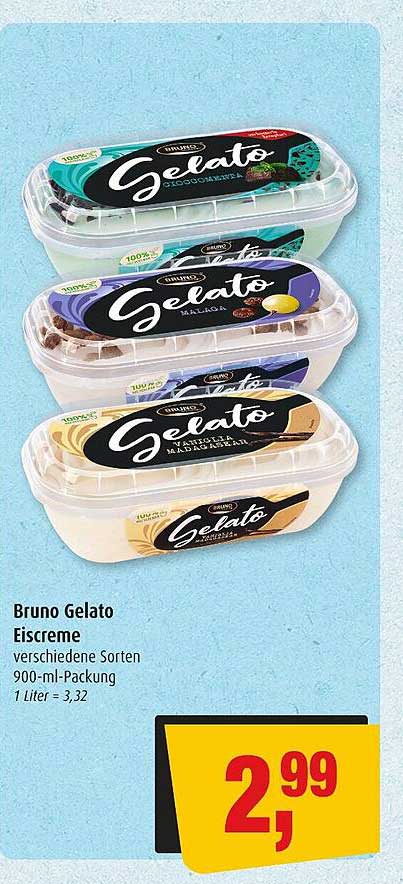 Bruno Gelato Eistorte Spaghetti-eis Angebot bei EDEKA