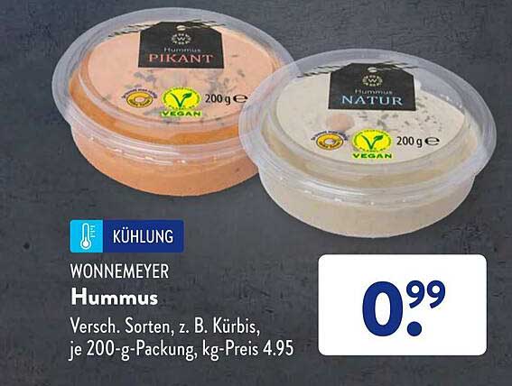 Wonnemeyer Hummus Angebot bei ALDI SÜD - 1Prospekte.de