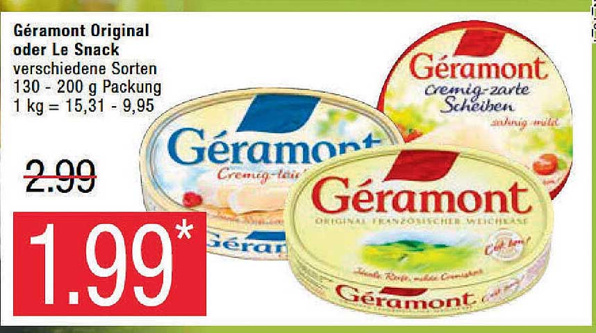 Géramont Der Frische Oder Der Cremige Angebot bei EDEKA
