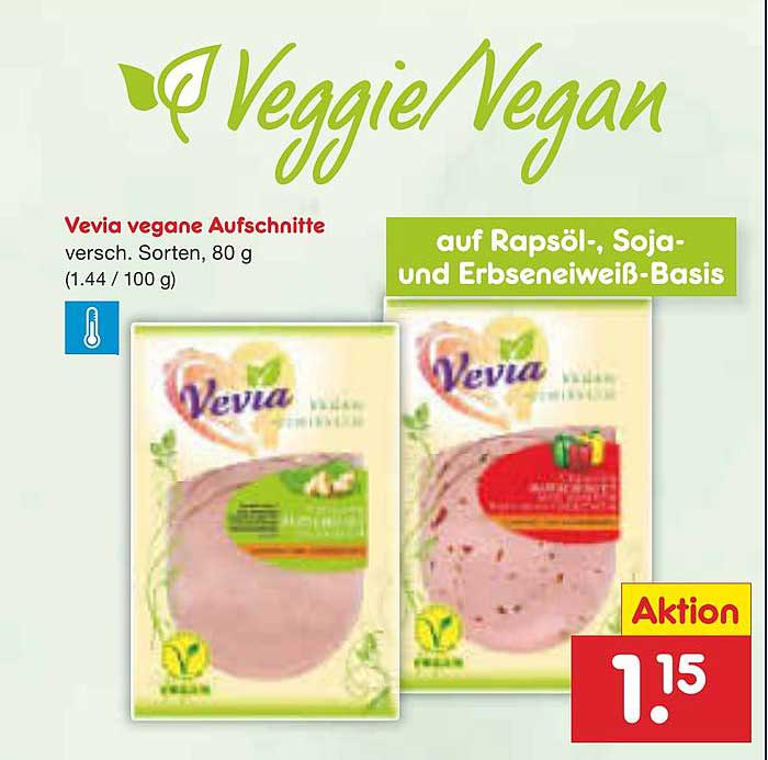 Vevia Vegane Aufschnitte Angebot bei Netto Marken-Discount - 1Prospekte.de