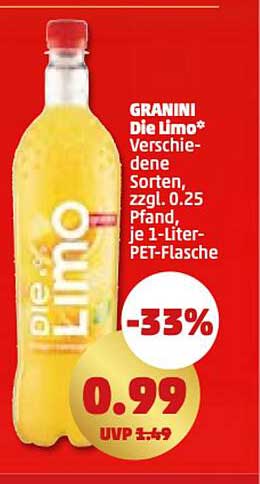 Granini Die Limo Angebot bei Penny - 1Prospekte.de