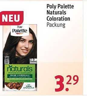 Poly Palette Naturals Coloration Angebot bei ROSSMANN - 1Prospekte.de