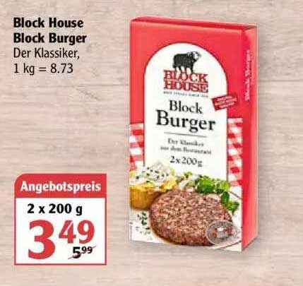 Block House Block Burger Angebot bei Globus