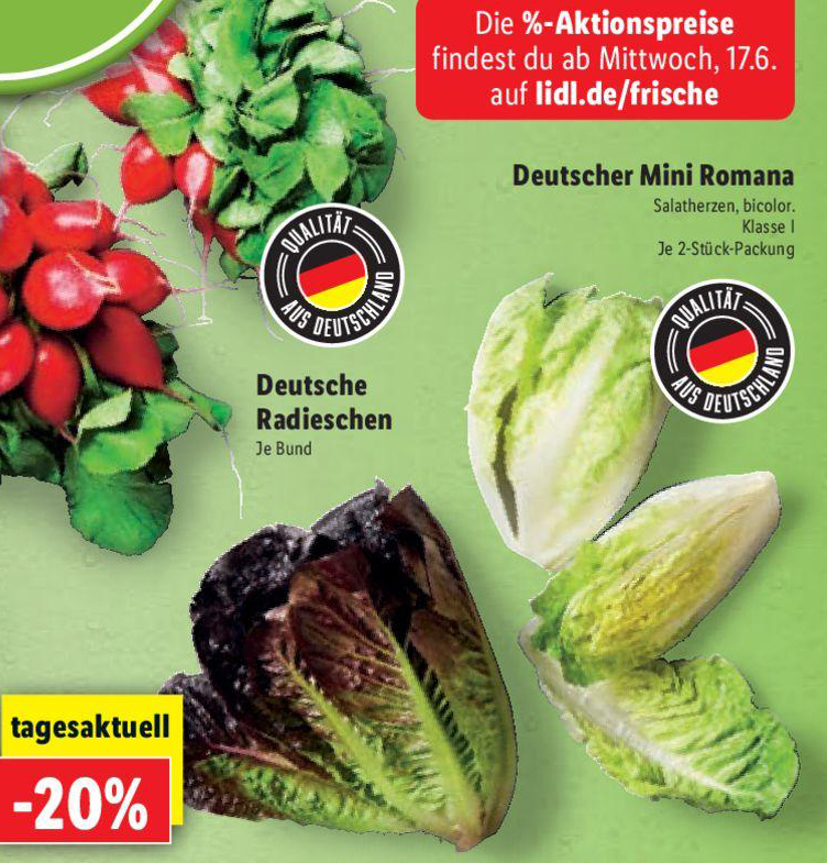 Deutscher Mini Romana Angebot bei Lidl