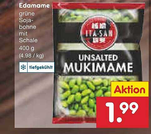 Edeka Edamame Angebot bei Wez