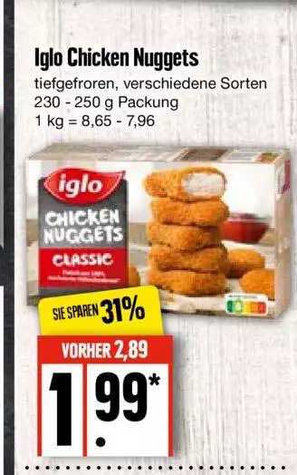 Iglo Chicken Nuggets Angebot bei EDEKA - 1Prospekte.de