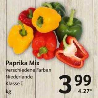 Paprika Mix Angebot bei Selgros