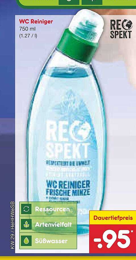 Respekt Wc Reiniger Angebot bei Netto Marken-Discount - 1Prospekte.de