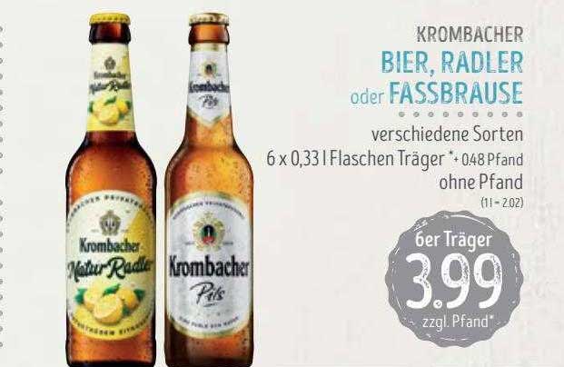 Krombacher Bier, Radler Oder Fassbrause Angebot bei Edeka Struve ...