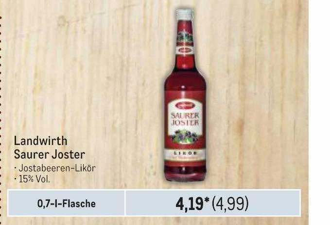 Landwirth Saurer Joster Angebot bei METRO - 1Prospekte.de