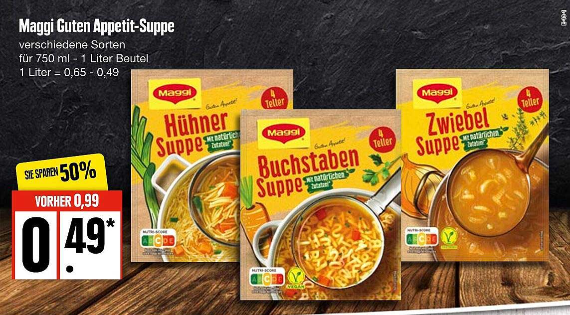 Maggi Guten Appetit Suppe Angebot bei EDEKA - 1Prospekte.de