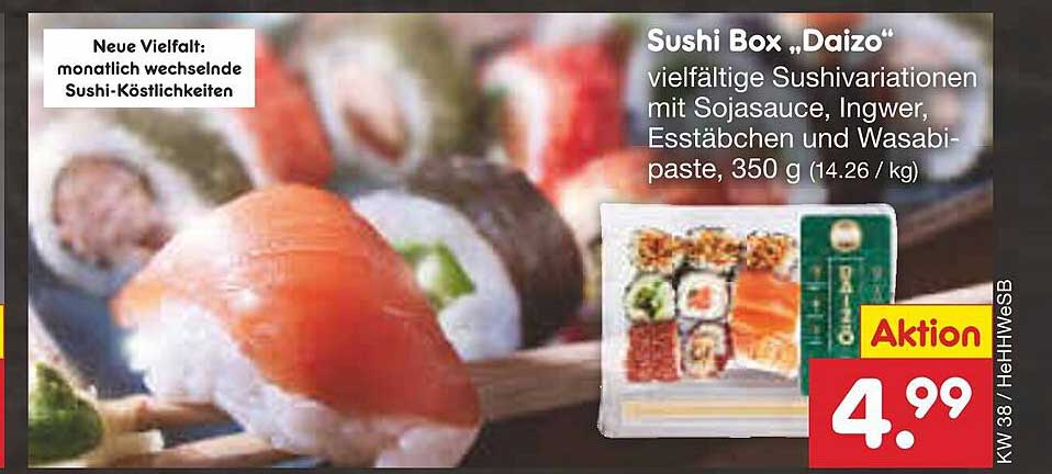 Sushi Satoru Angebot bei Netto Marken Discount