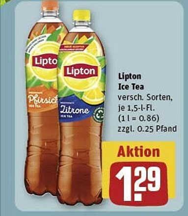 Lipton Ice Tea Angebot bei REWE - 1Prospekte.de