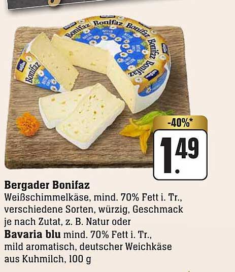 Bergader Bonifaz Oder Bavaria Blu Angebot bei Nah & gut - 1Prospekte.de