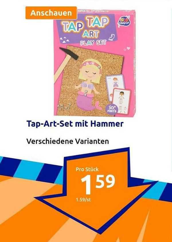 Tap-art-set Mit Hammer Angebot bei Action - 1Prospekte.de