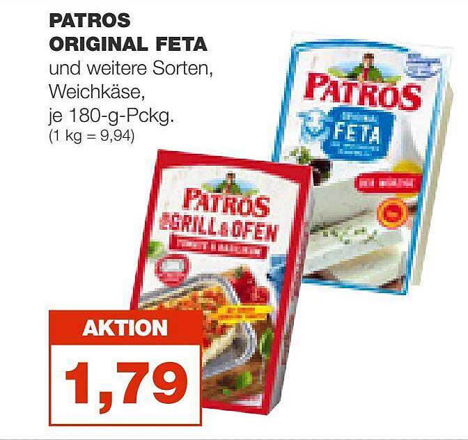 Patros Original Feta Angebot bei Real - 1Prospekte.de