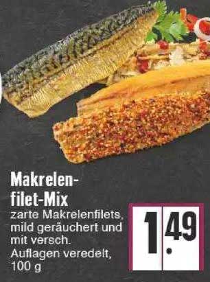 Makrelen Filet Mix Angebot bei EDEKA - 1Prospekte.de