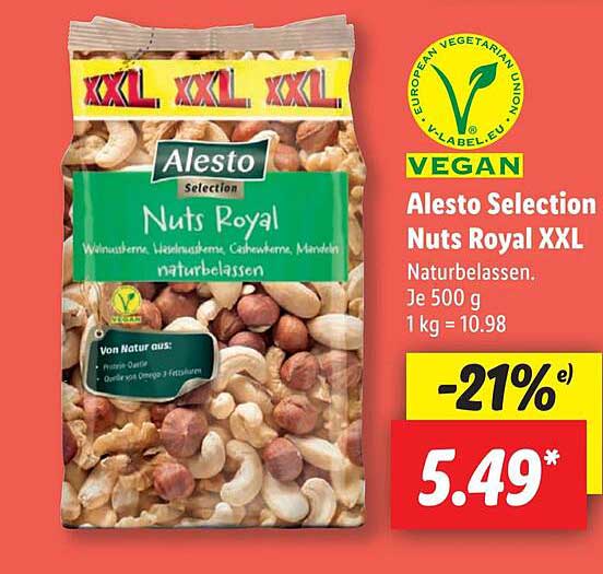 Alesto Selection Nuts Royal Xxl Angebot bei Lidl - 1Prospekte.de
