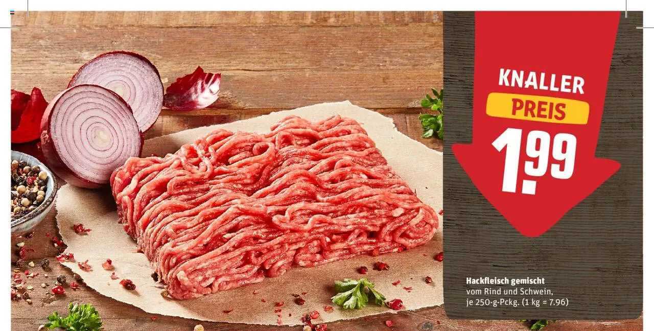 Hackfleisch Gemischt Angebot bei REWE - 1Prospekte.de