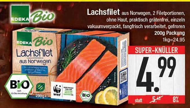 Lachsfilet Edeka Bio Angebot bei E Center - 1Prospekte.de
