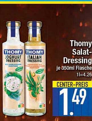 Thomy Salat-dressing Angebot bei E Center - 1Prospekte.de