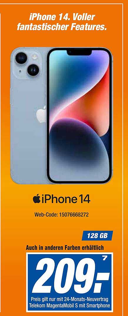 Apple Iphone 14 Angebot bei Expert Octomedia - 1Prospekte.de