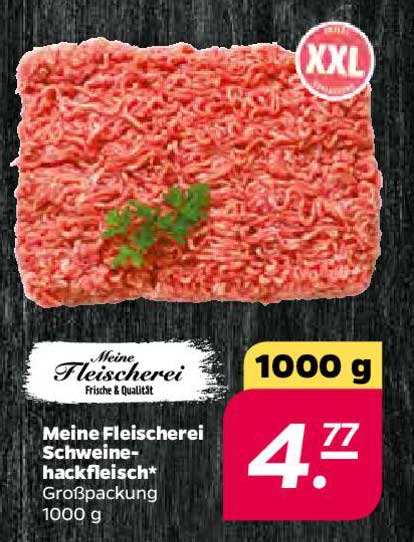 Meine Fleischerei Schweine Hackfleisch Angebot bei Netto