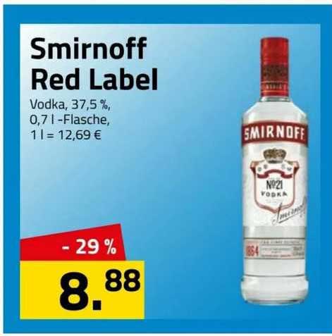 Smirnoff Red Label Angebot bei Logo Getränkemarkt - 1Prospekte.de
