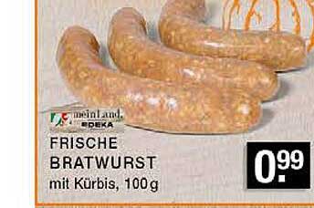 Frische Bratwurst Meinland Edeka Angebot bei Edeka Zurheide