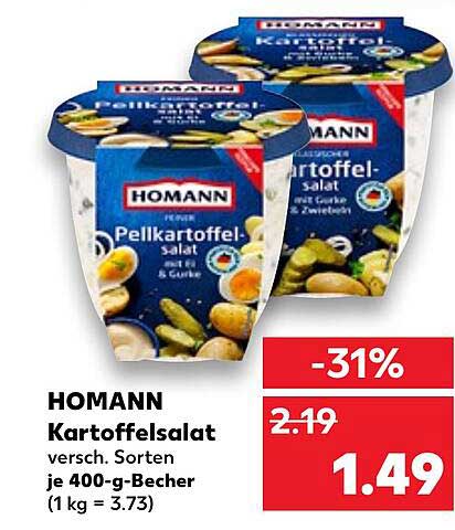 Homann Kartoffelsalat Angebot bei Kaufland