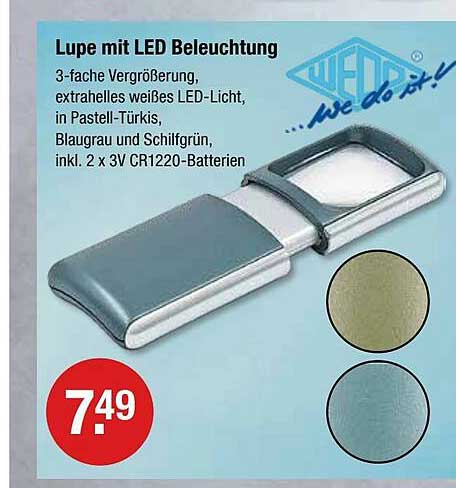 Lupe Mit Led Beleuchtung Angebot bei V-Markt - 1Prospekte.de