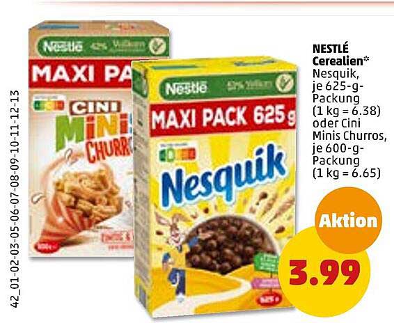Nestlé Cerealien Angebot bei EDEKA