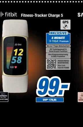 Fitbit Fitness-tracker Charge 5 Angebot bei Expert Bening - 1Prospekte.de