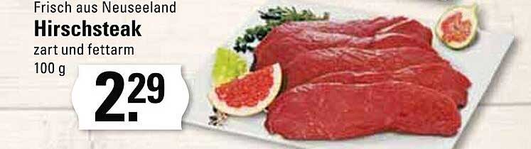 Frisch Aus Neuseeland Hirschsteak Angebot bei EDEKA - 1Prospekte.de