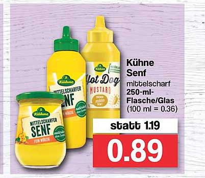 Kühne Senf Angebot bei Famila Nordwest - 1Prospekte.de