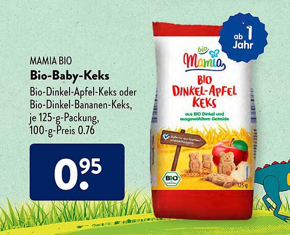 Mamia Bio Bio-baby-keks Angebot bei ALDI SÜD - 1Prospekte.de
