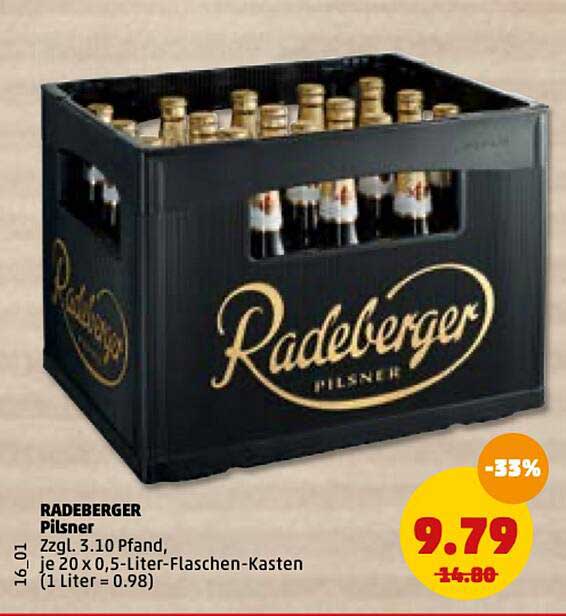 Luxus Radeberger Bier Angebot Penny Bild