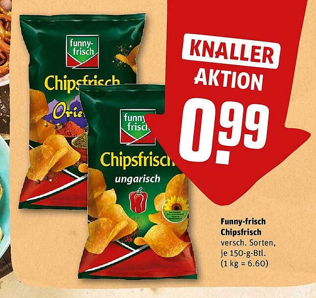 Funny-frisch Chipsfrisch Angebot bei REWE - 1Prospekte.de