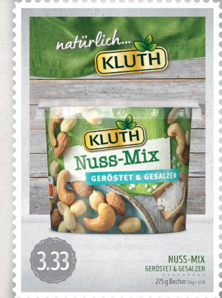 Kluth Nuss-mix Angebot bei Edeka Struve - 1Prospekte.de