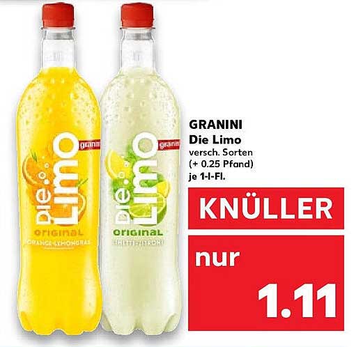 Granini Die Limo Angebot bei Kaufland - 1Prospekte.de
