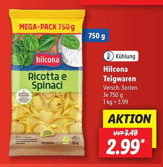 Hilcona Teigwaren Angebot bei Lidl - 1Prospekte.de