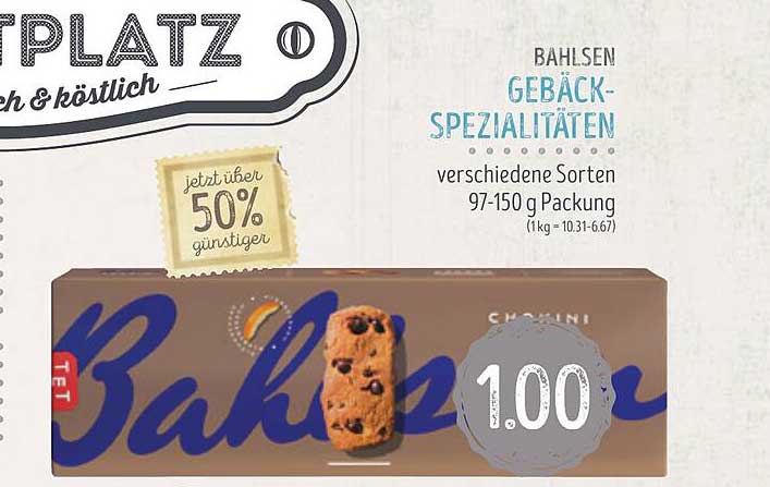 Bahlsen Gebäck-Spezialitäten Angebot bei Edeka Struve