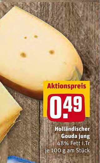 Hollandischer Gouda Jung Angebot bei REWE Kaufpark - 1Prospekte.de