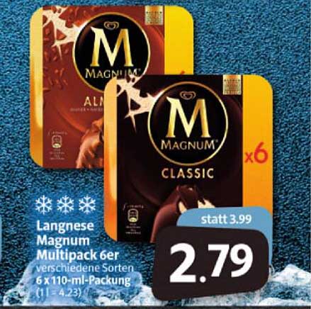 Langnese Magnum Multipack Angebot bei Markant Markt - 1Prospekte.de