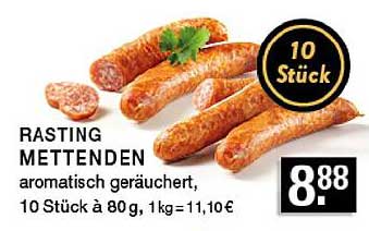 Rasting Mettenden Angebot bei Edeka Zurheide - 1Prospekte.de
