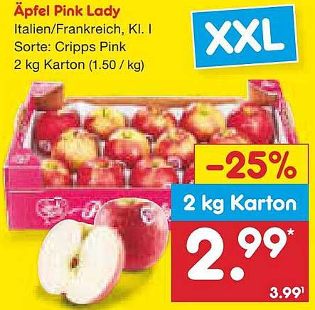 äpfel Pink Lady Angebot bei Netto Marken-Discount - 1Prospekte.de