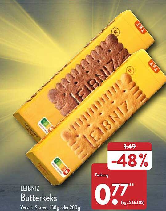 Leibniz Butterkeks Angebot bei ALDI Nord - 1Prospekte.de