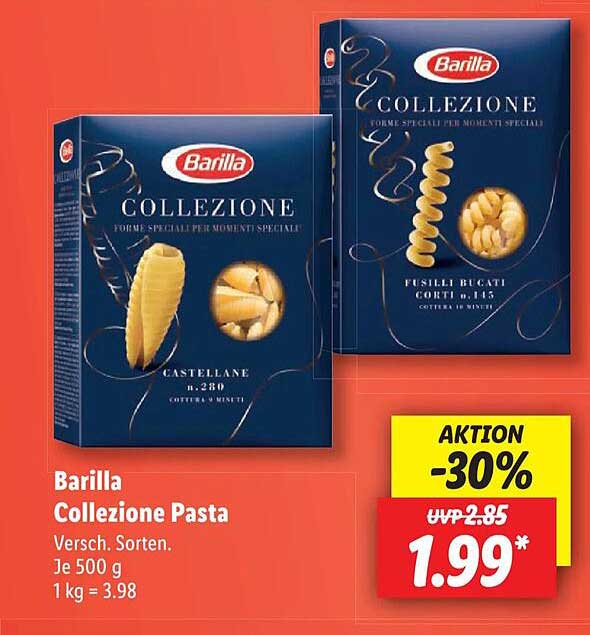 Barilla Collezione Pasta Angebot bei Lidl - 1Prospekte.de