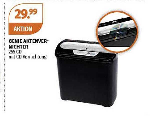 Genie Aktenver-nichter Angebot bei Mueller